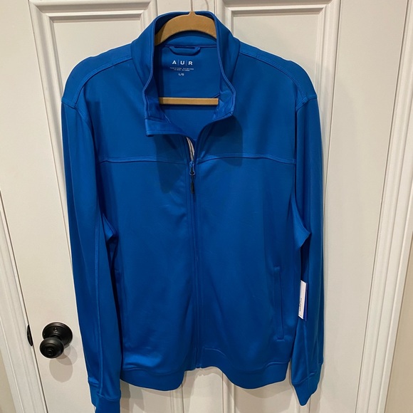 A/U/R | Jackets & Coats | Mens Royal Blue Track Jacket | Poshmark